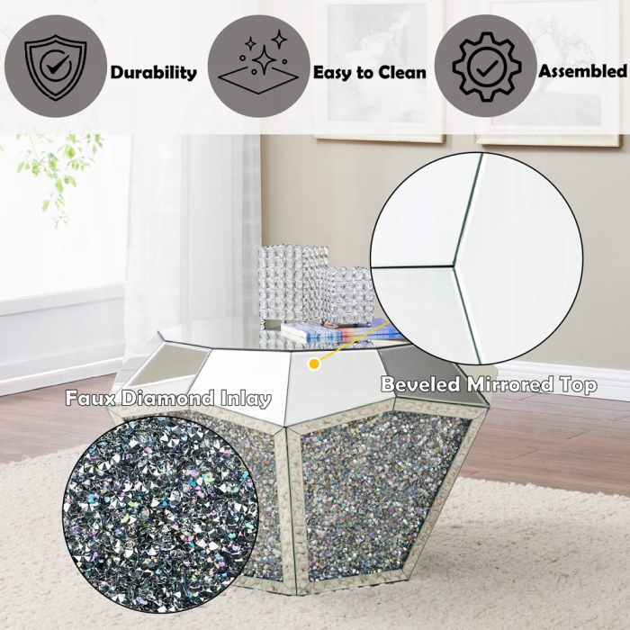 Noralie Dodecagon Shape Coffee Table